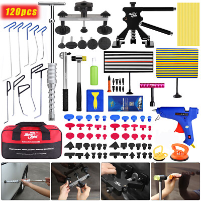 120pcs PDR Dent Repair Kit Paintless Dent Removal Tools Dent Puller Kit ...