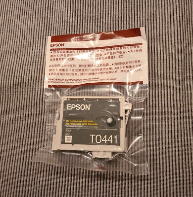 Genuine Epson 44 ink T0441 black C66 C64 C84 C86 CX6400 CX6600 | eBay