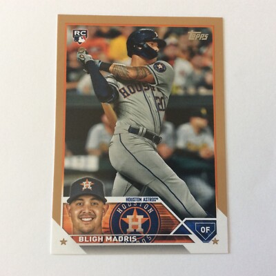 2023 Topps Update US9 Gold Parallel 1949/2023 Bligh Madrid RC Astros | eBay