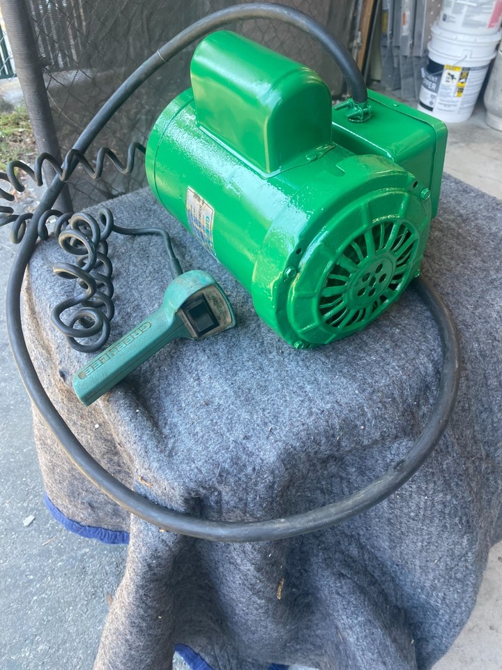 GREENLEE 960 HYDRAULIC PUMP MOTOR W/ PENDANT SWITCH | eBay