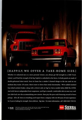 GMC Sierra Vintage Print Ad | eBay