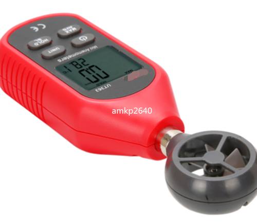 UT363 Digital Mini Wind Air Speed Meter Anemometer Speed Temperature ...