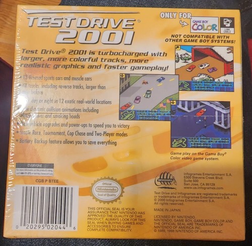 Test Drive 2001 (Nintendo Game Boy Color, 2000) for sale online | eBay