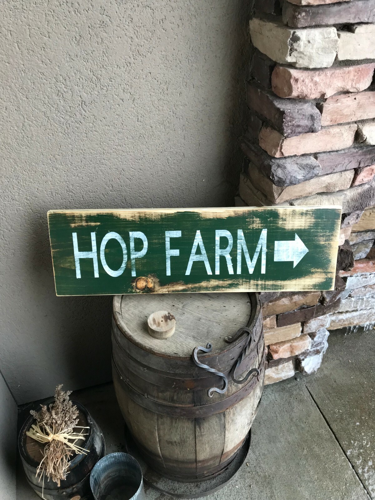 HOP Farm Sign, Farmhouse sign, rustic sign, kitchen sign, custom wood ...