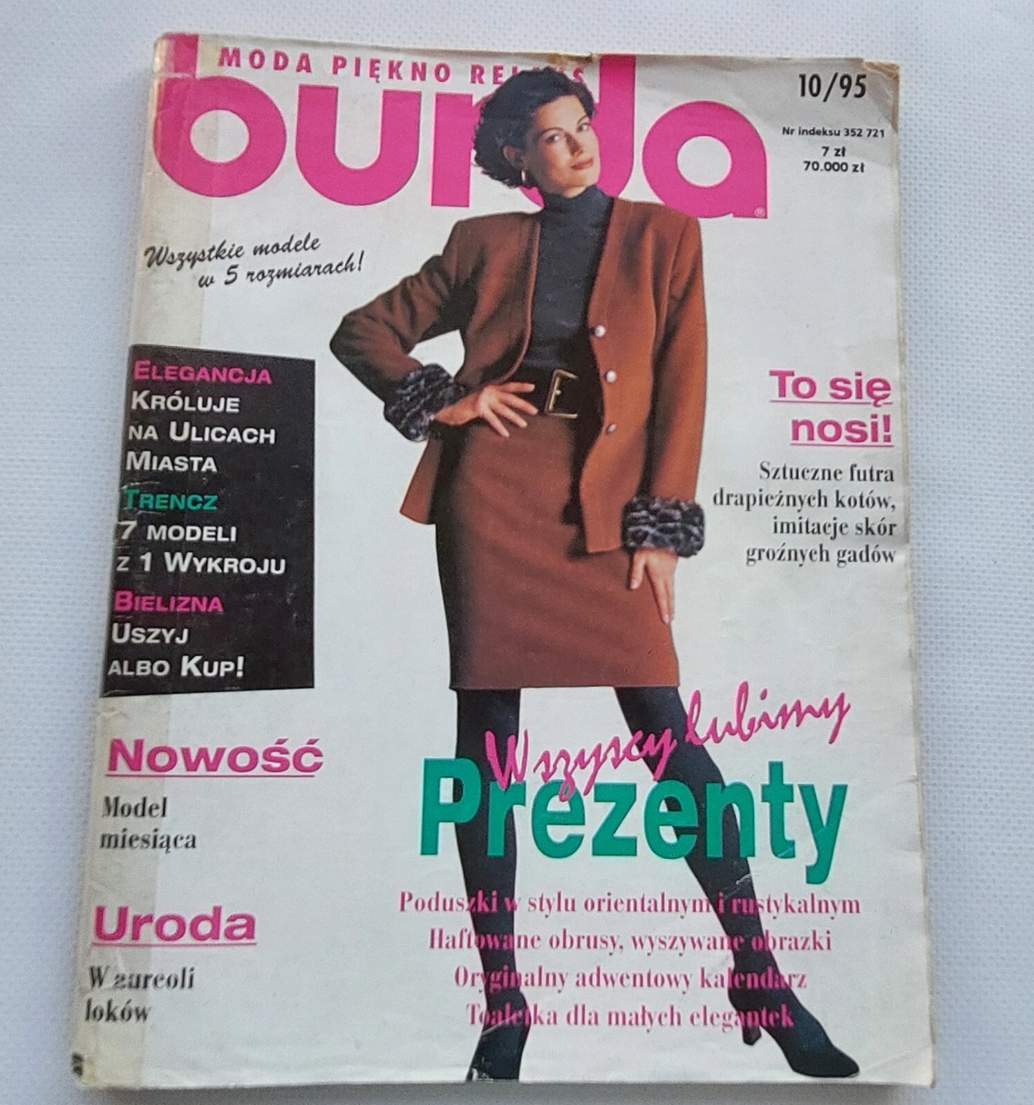 Set 4 Burda 6,7,8,10 / 1995 magazines Poland language | eBay