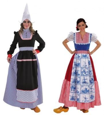 Holländerin Kostüm Kleid Frau Antje Tracht Haube Holländer Holland ...