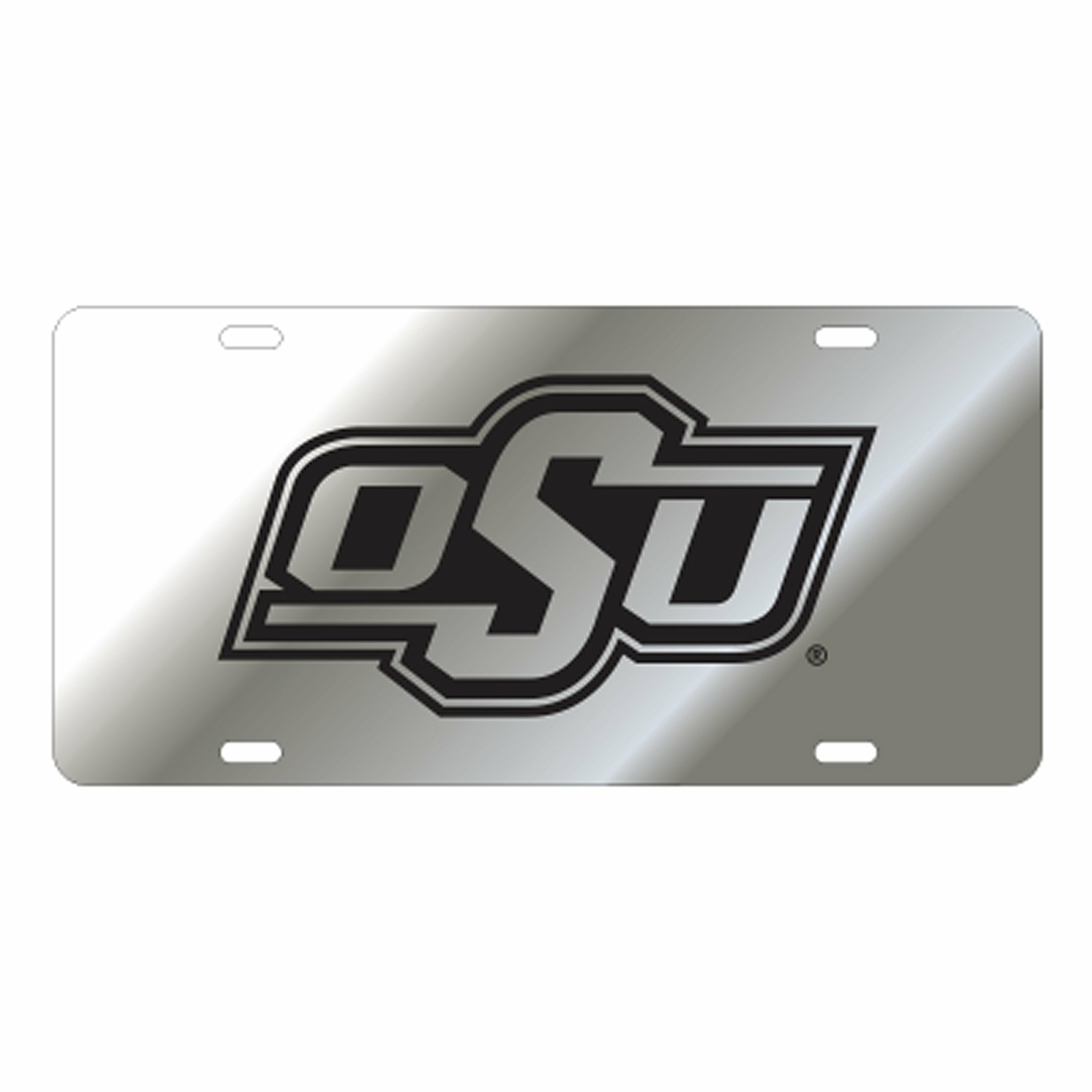 Oklahoma State TAG (LASER SIL/BLK NEW OSU TAG (21679)) | eBay Australia