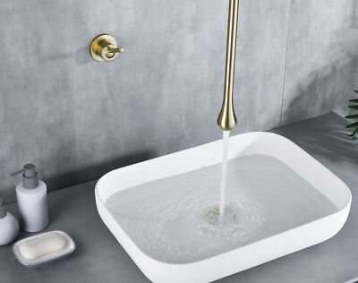 Ceiling Mounted Washbasin Basin Spout Drop Shape Hang Bathtub Faucet ...