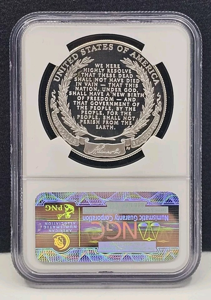2009-P Abraham Lincoln Bicentennial Proof Silver Dollar NGC PF 70 ...