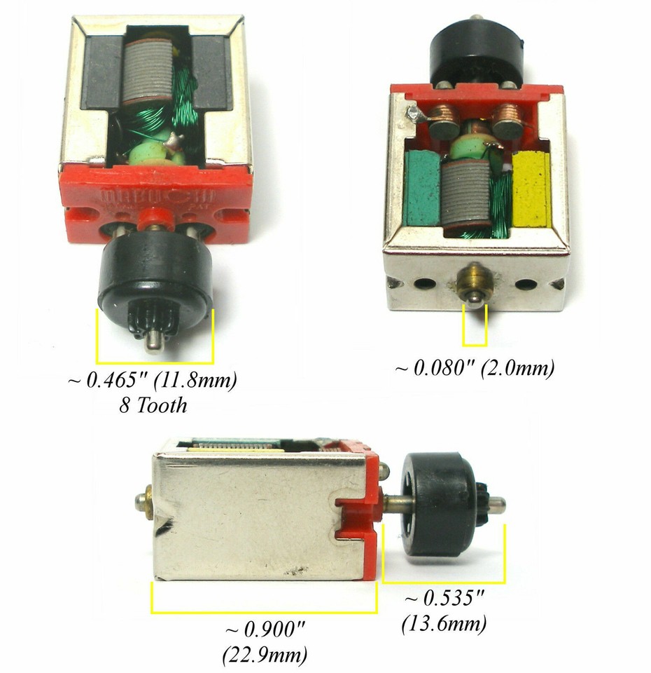 50 PCS Mabuchi Toy Model Motor WITH GEAR SLOT CAR MADE IN JAPAN | eBay