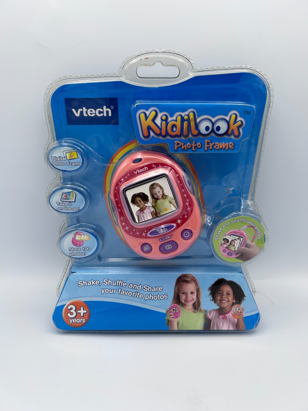 Vtech Kidilook Digital Photo Frame Pink Kidizoom Shake & Shuffle 100 ...
