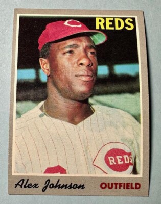 1970 Topps # 115 Alex Johnson- Cincinnati Reds in NM-MT | eBay