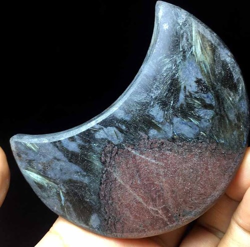 119g Astrophyllite Moon Firework Quartz Crystal Wand Healing Stone H378 ...