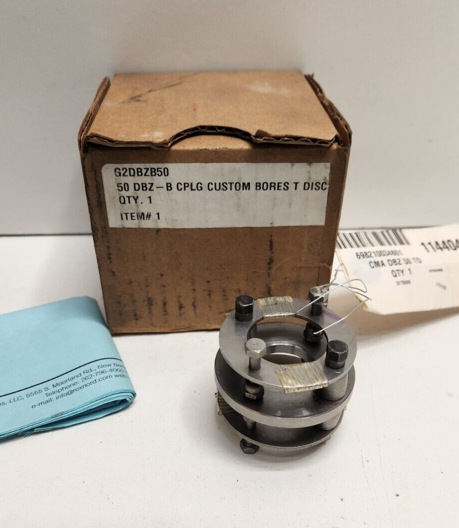 NEW OLD STOCK! REXNORD CMA DBZ 50 TD DISC COUPLING G2DBZB50 | eBay