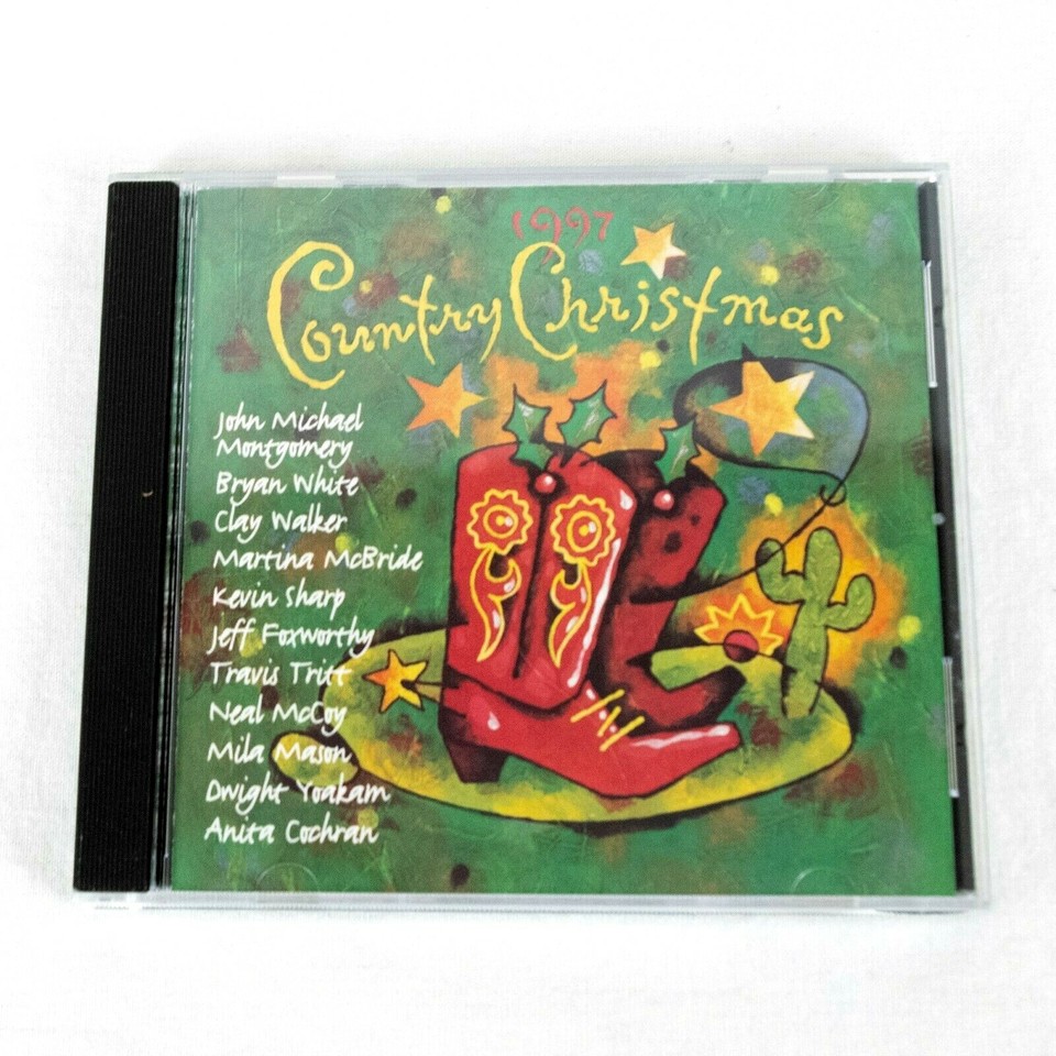 5 Country Christmas CDs Lot Country Christmas 94 97 98 2000 and Jingle ...