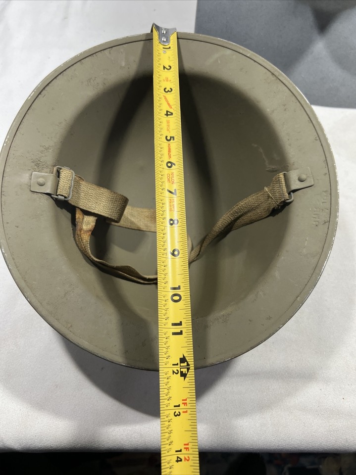 Vintage British WW2 Militar Authentic WWIl HELMET 1941 Signed BMB | eBay