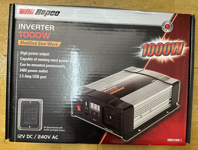 REPCO INVERTER 1000W MODIFIED PURE SINE WAVE RMSI1000-1 | eBay Australia