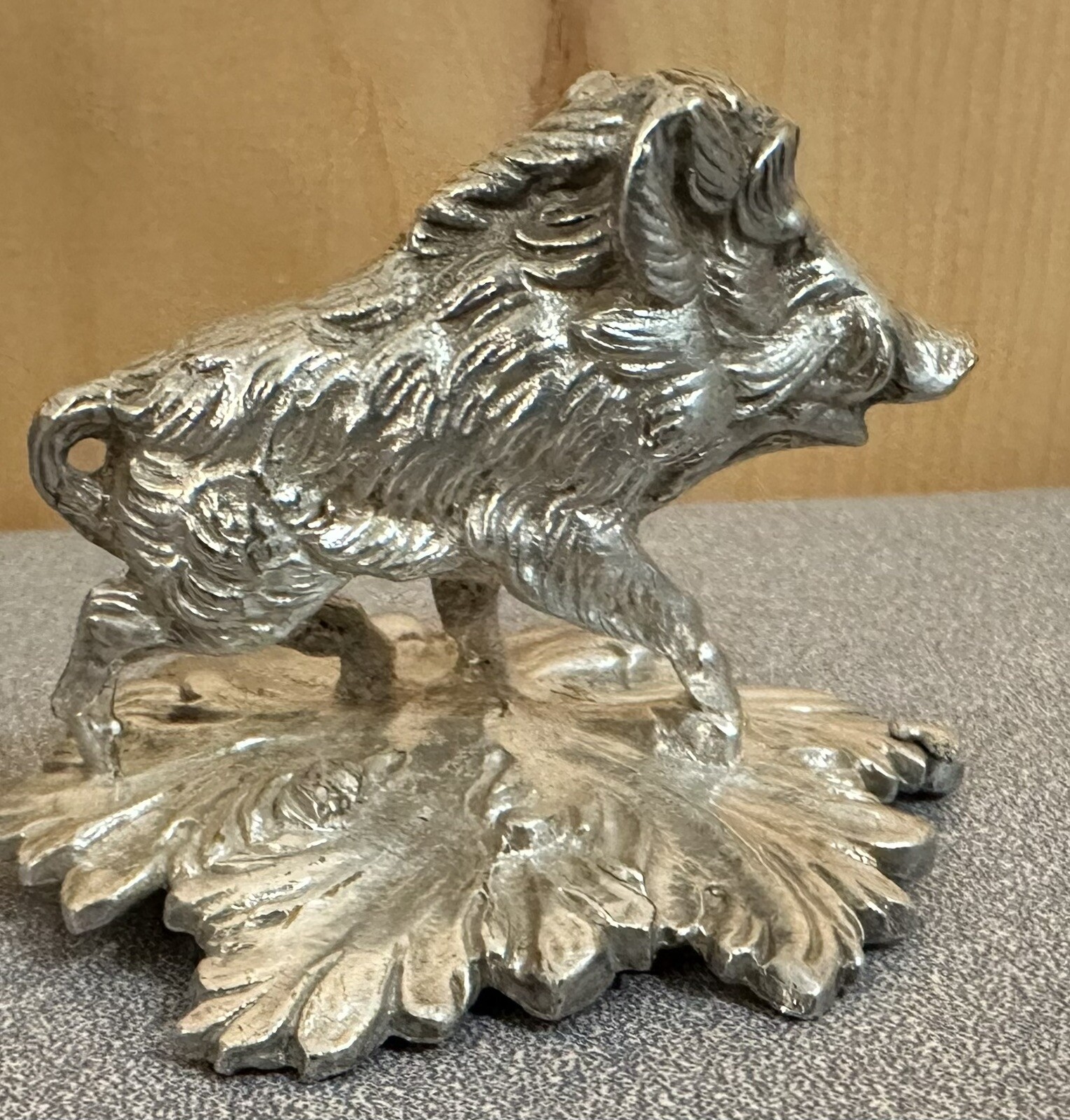 Antique Silver Decorative Wild Boar Figure | eBay