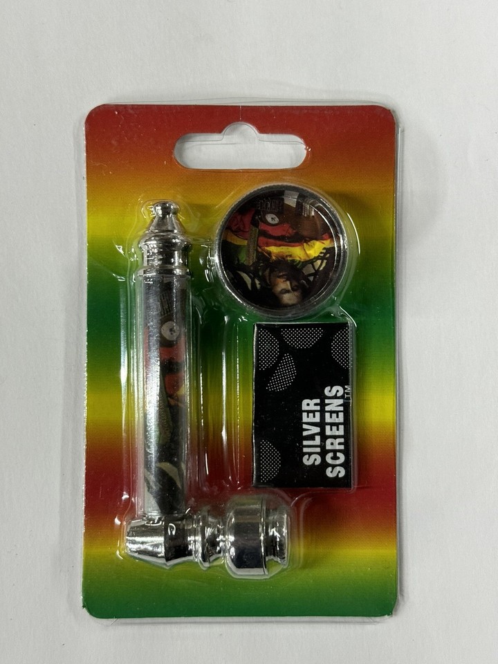 Bob Marley Mini Metal Tobacco Pipe Set. Assorted colors | eBay