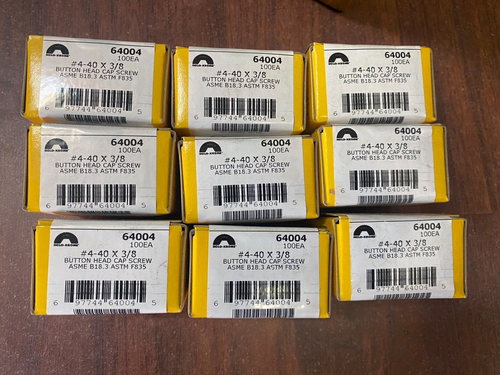 Holo Krome #64004 Button Head Cap Screws #4-40 x 3/8 100pcs BNIB | eBay
