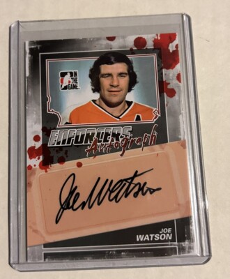 2011-12 ITG Enforcers Joe Watson Auto Autograph Signed Card ...