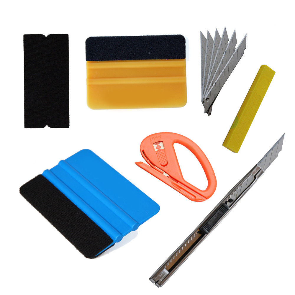 Car Vinyl Wrapping Tools Felt Squeegee Scraper Window Tint Stickers ...