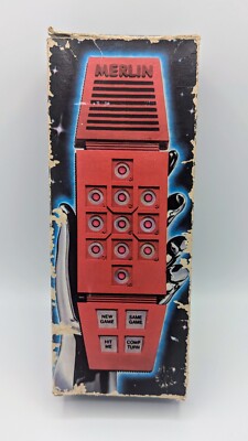 Vintage 1978 Merlin Electronic Wizard Video Game Parker Brothers ...