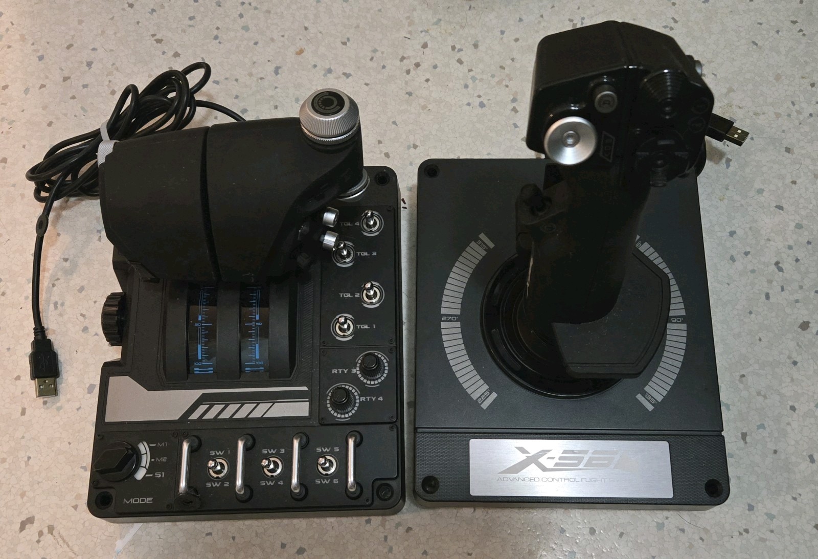 Logitech G X56 H.O.T.A.S Throttle and Joystick Flight Simulator Game ...