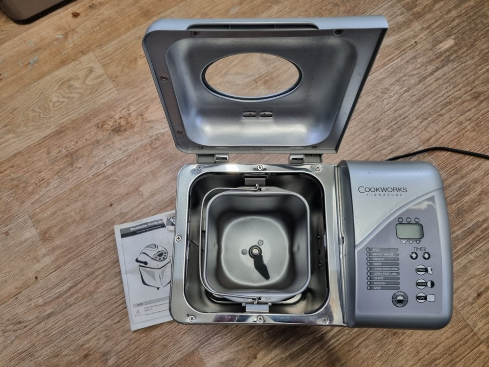 Cookworks Signature Stainless Steel Bread Maker Model 101423 - 9 ...