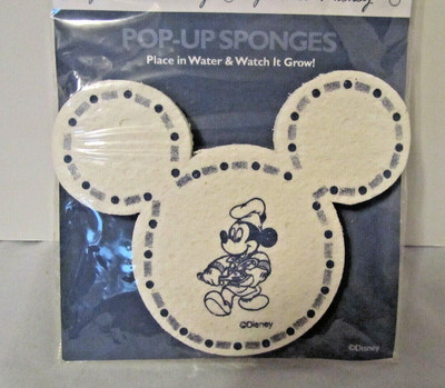 Disney Mickey Mouse Pop Up Sponges Set Kitchen Dining Cleaning House ...