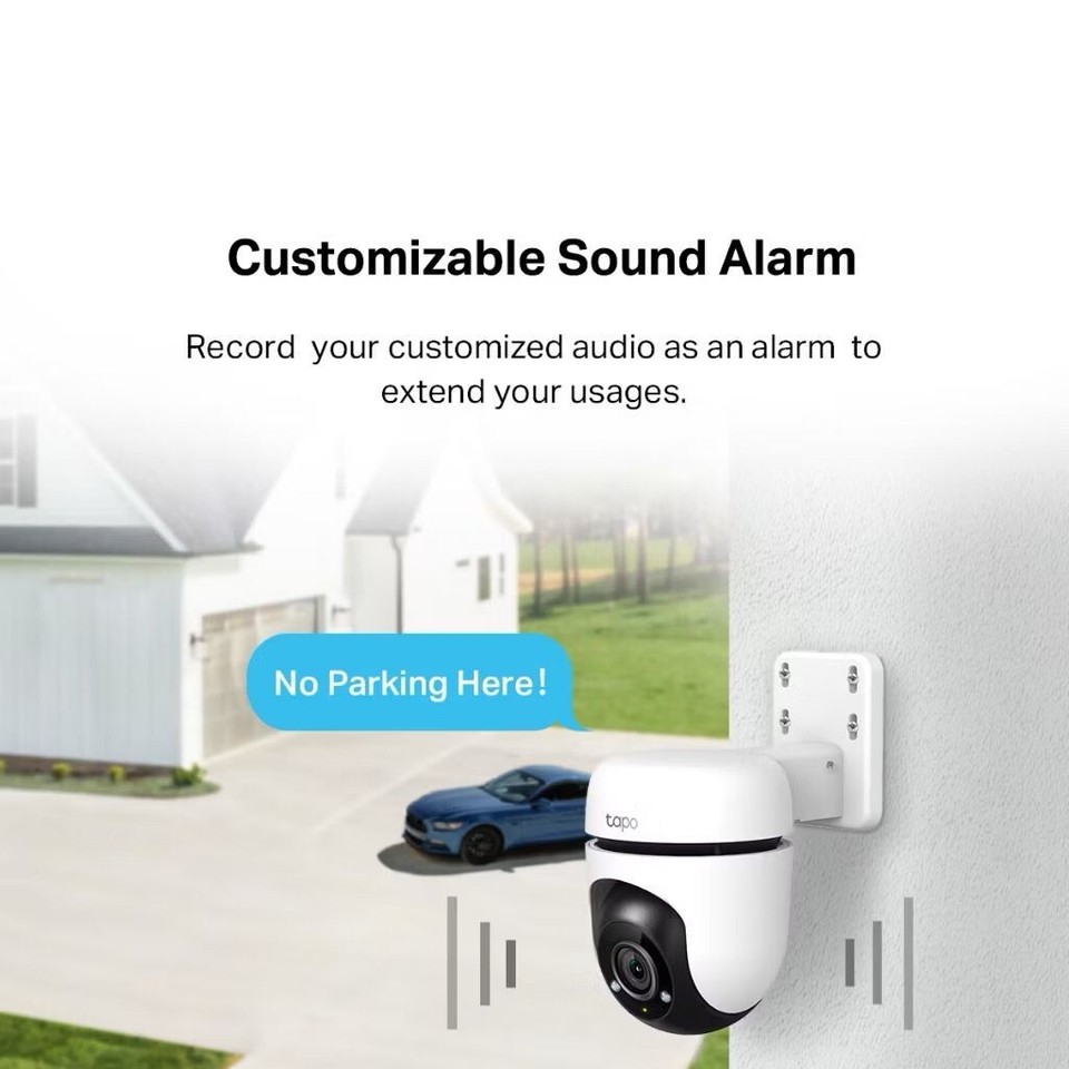 TP-LINK Tapo C500 Outdoor 360° Pan/Tilt Security WiFi Camera IP65 ...