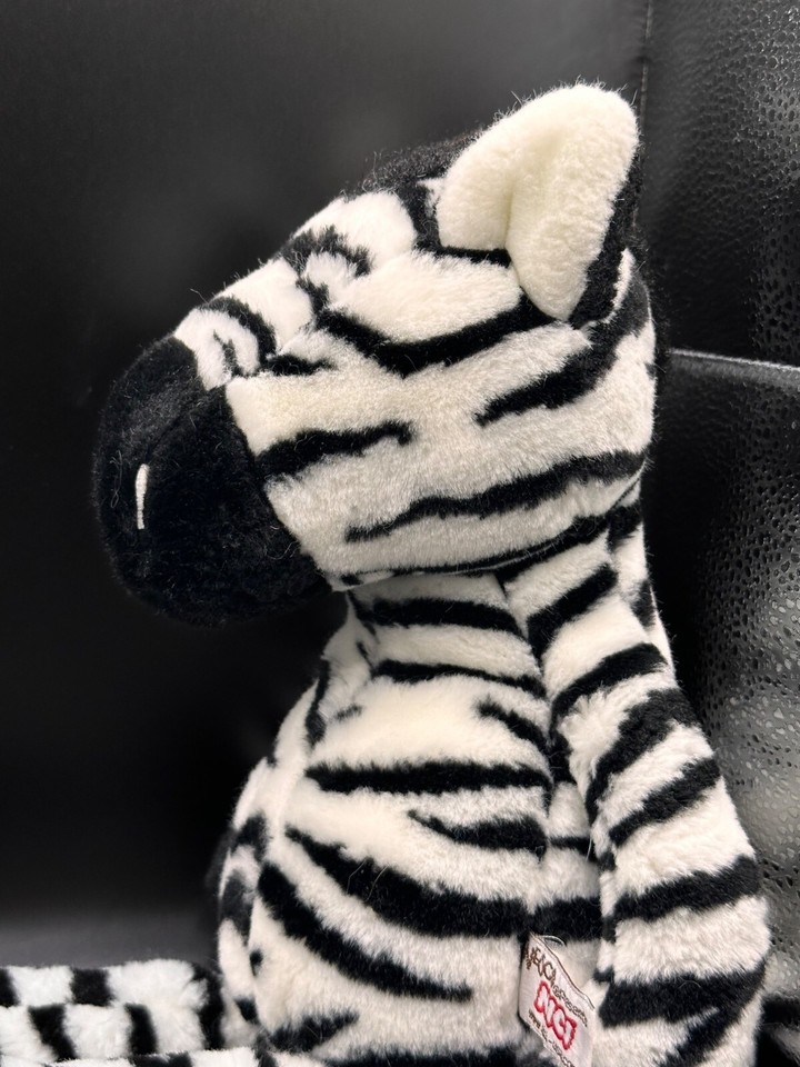 Zebra Plush Nici by Enesco Wild 14" Stuffed Animal Germany Weighted Vtg ...