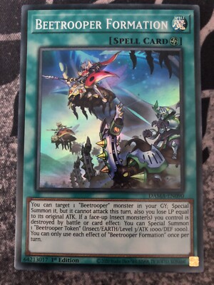 Beetrooper Formation - DAMA-EN090 - Super Rare 1st Ed. Yugioh Card ...