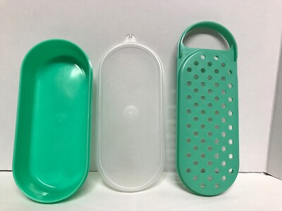 VINTAGE TUPPERWARE 3 PIECE CHEESE GRATER STORAGE CONTAINER LOT #1375 | eBay