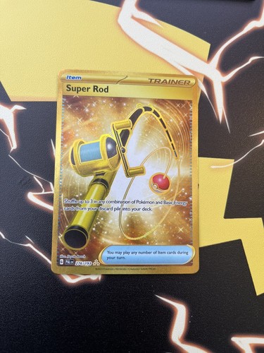 SUPER ROD 276/193 - Gold Secret RARE - Paldea Evolved - NM/M | eBay