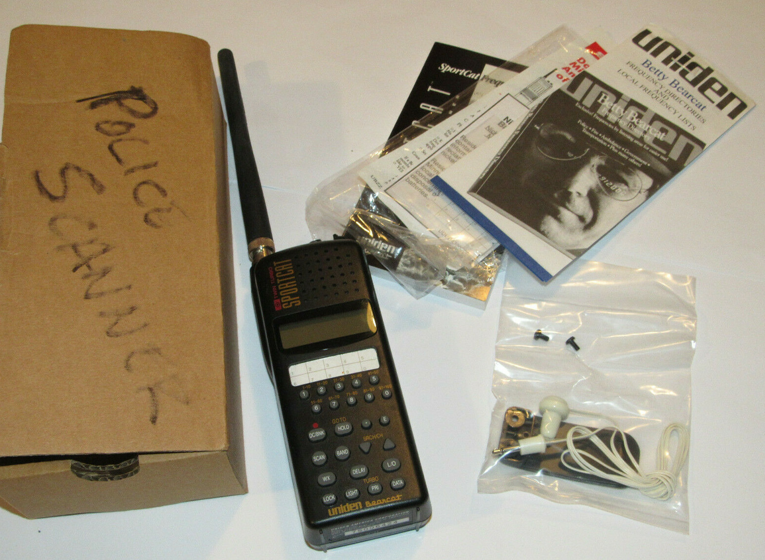 Uniden Bearcat Sportcat SC150B 100 Channel Scanner Fire Weather Marine ...