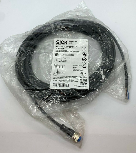 Sick YF2A15-100UB5XLEAX Connection Hose 2095619 Cable 32 10/12ft | eBay