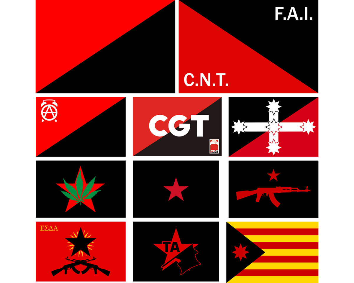 Anarcho Communist Symbol A Flag I Made For American