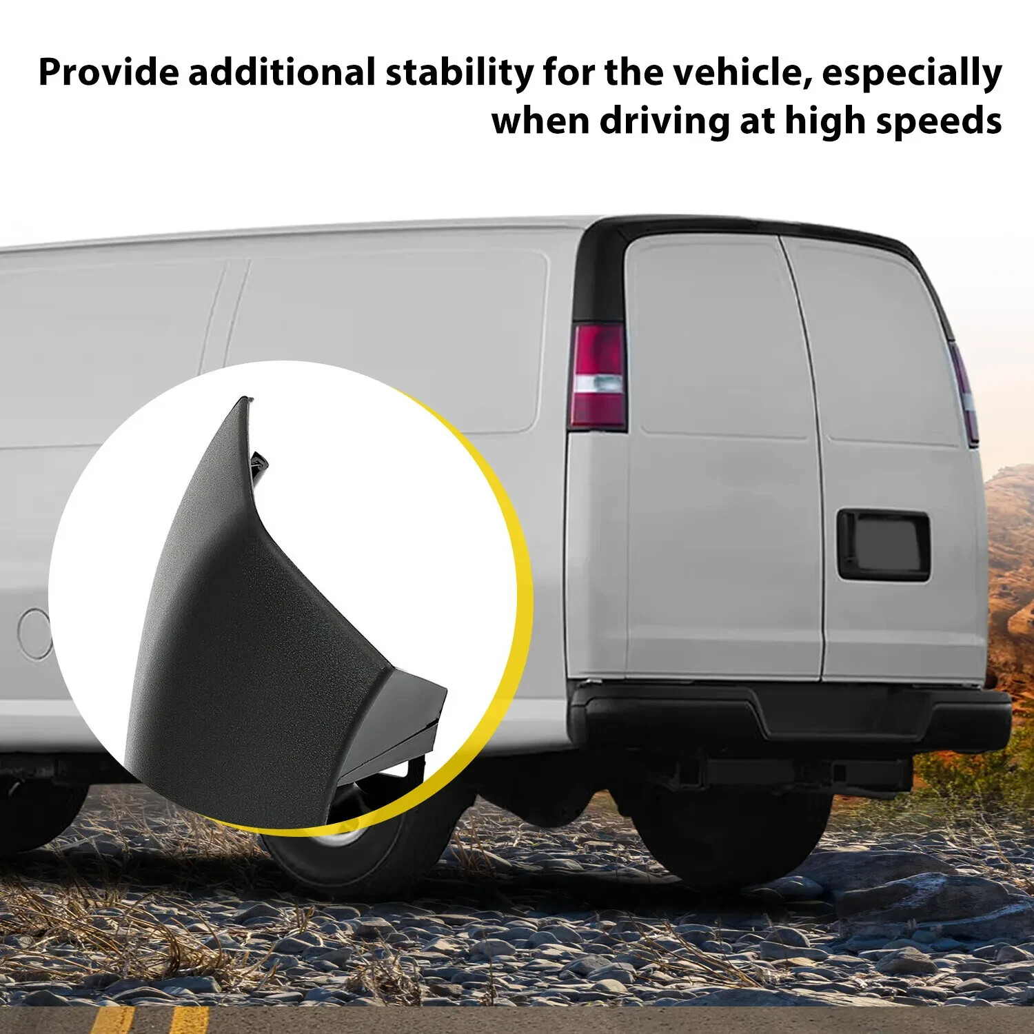 Rear Exterior Driver Side Molding Applique 2003-2021 Express Savana ...