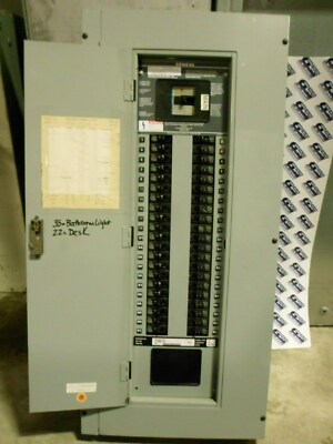 Siemens S1 Panelboard ED23B100 Main Breaker 120/208 V 3PH 4W 42 Circuit ...