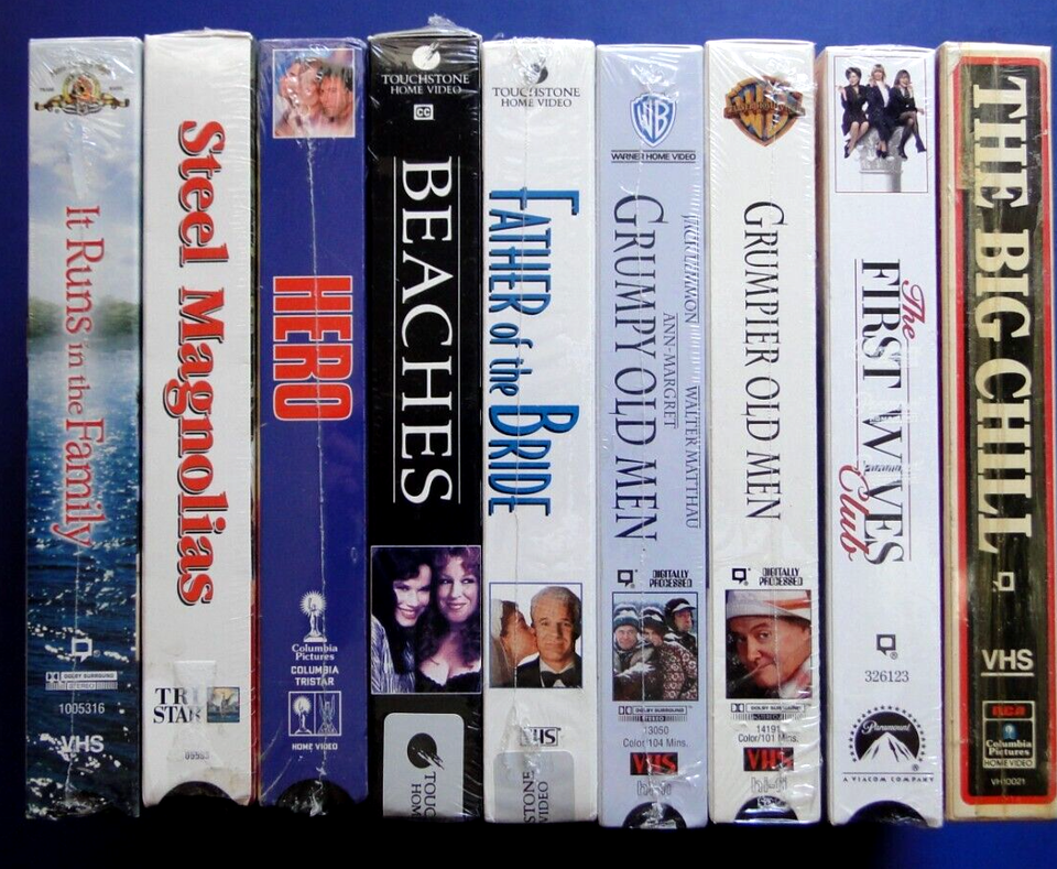 Lot of 9 New VHS MOVIES | eBay