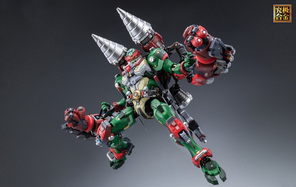 New HeatBoys HB0013 Robot Mecha Raphael Metal Build Action Figure Model ...