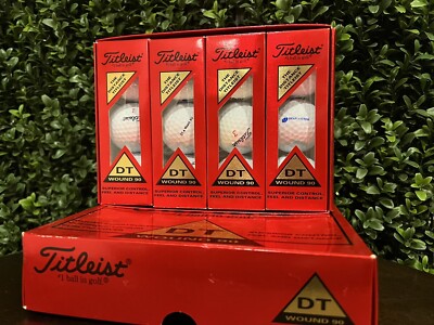 NEW Box of Titleist DT Wound 90 Golf Balls w/Dean Witter Logo : Box ...