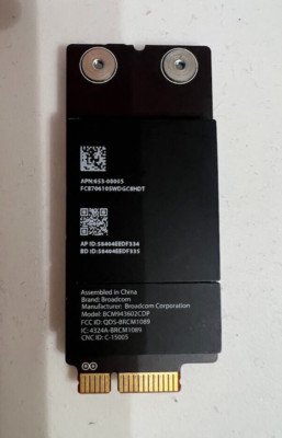 APPLE IMAC WIFI CARD BCM943602CDP | eBay