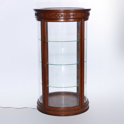 Display Cases - Antique Curved Glass