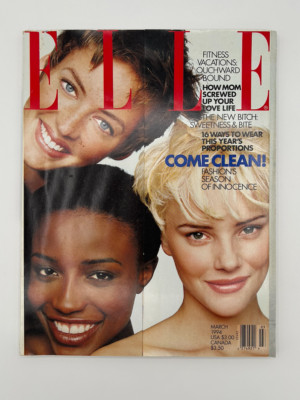 ELLE March 1994 Avalon Lorraine Pascale Jaime Rishar | eBay