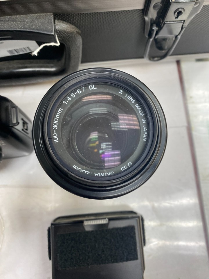 Canon EOS A2E Camera with Speedlite 540EZ, Sigma 100-300 Lens and Case ...