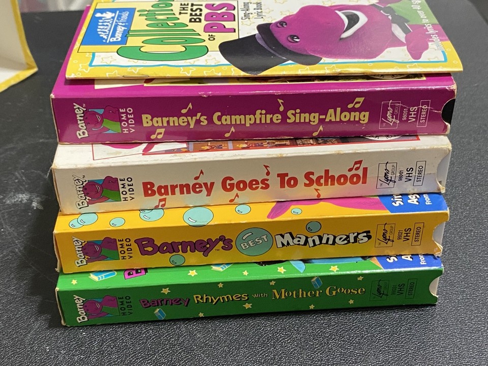 Barney & Friends Collection Of The Best PBS VHS 1992 | eBay