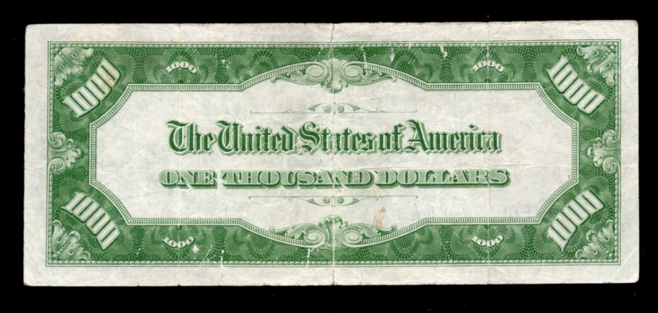 1934 A Richmond One Thousand Dollar Bill E00022984A $1000 | eBay