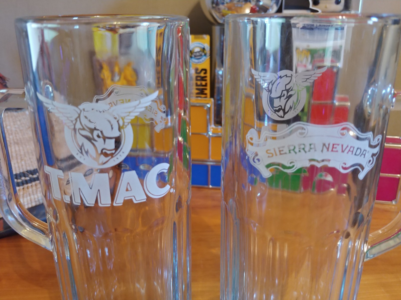 Sierra Nevada Tall Glass Beer Mug Taco Mac Special T Mac Mugs ...